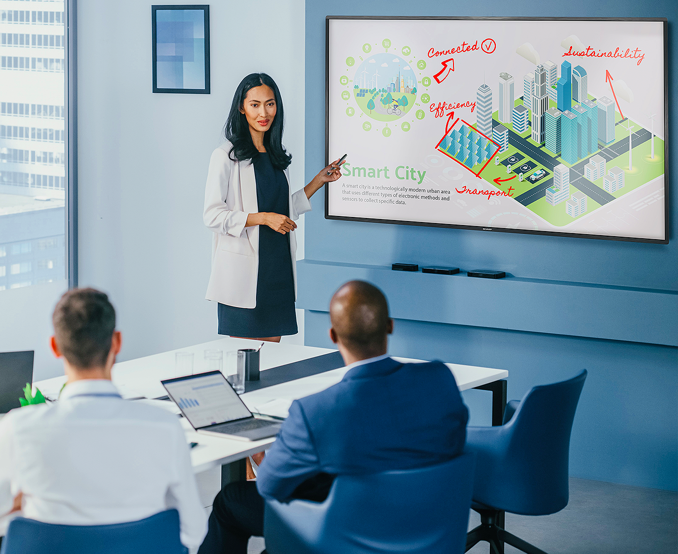 4WB65FT5U 65in Touch Business Display – Sharp Canada