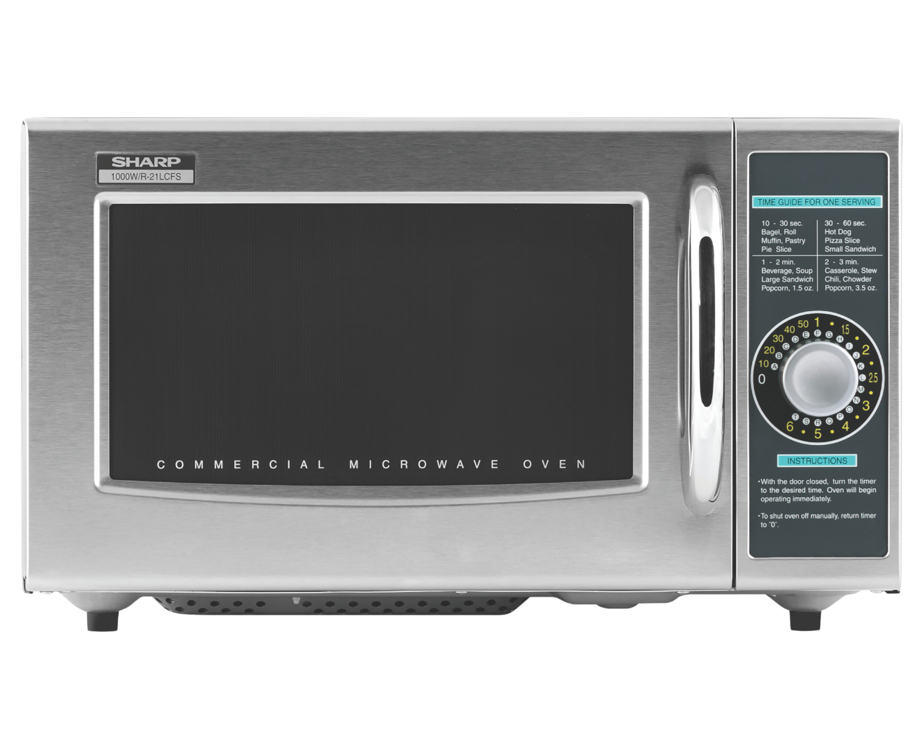Sharp R21LCFS 1000 W Medium Duty Commercial Microwave