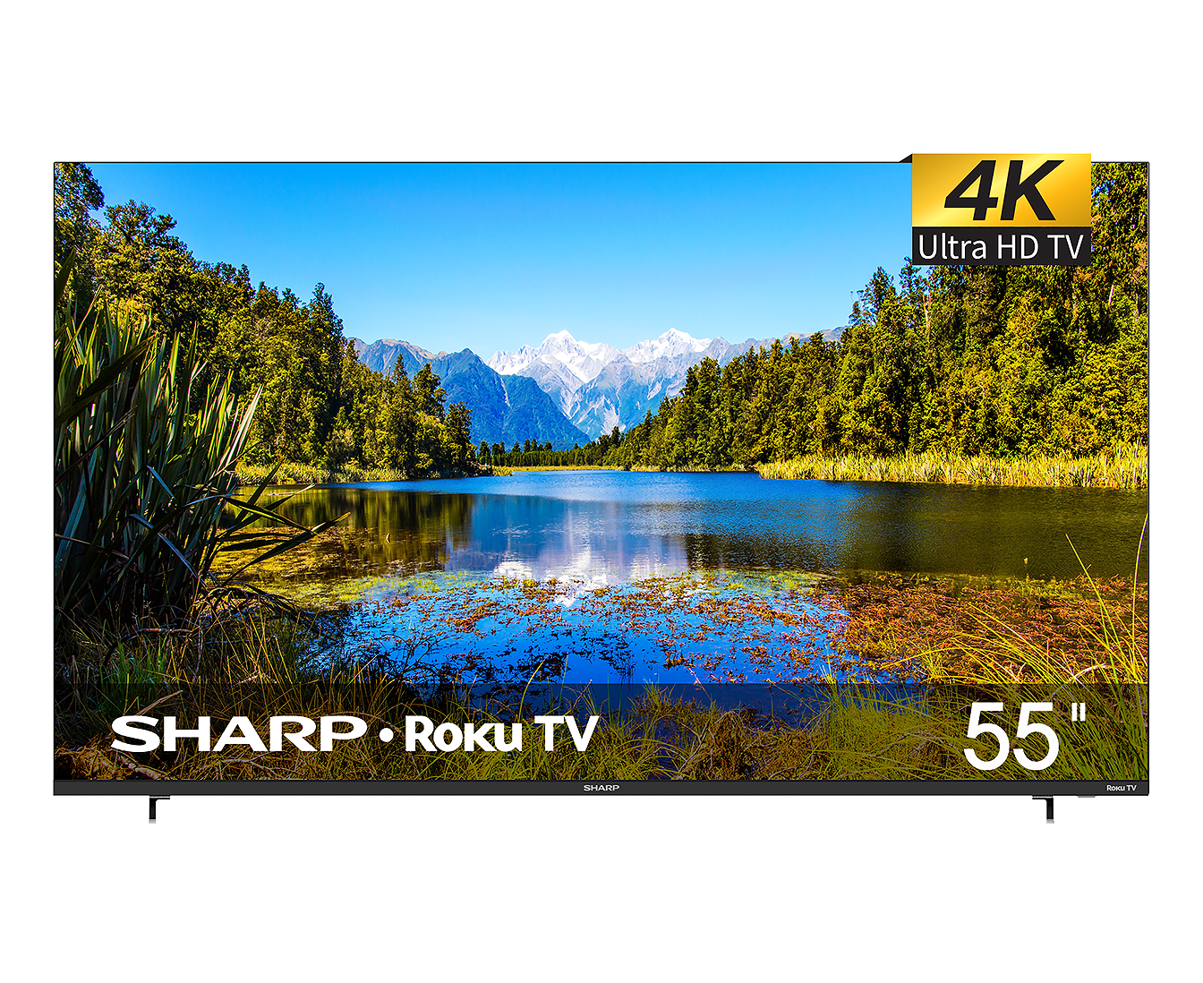 4TC55EL8UR 55inch AQUOS 4K UHD Smart TV – Sharp Canada