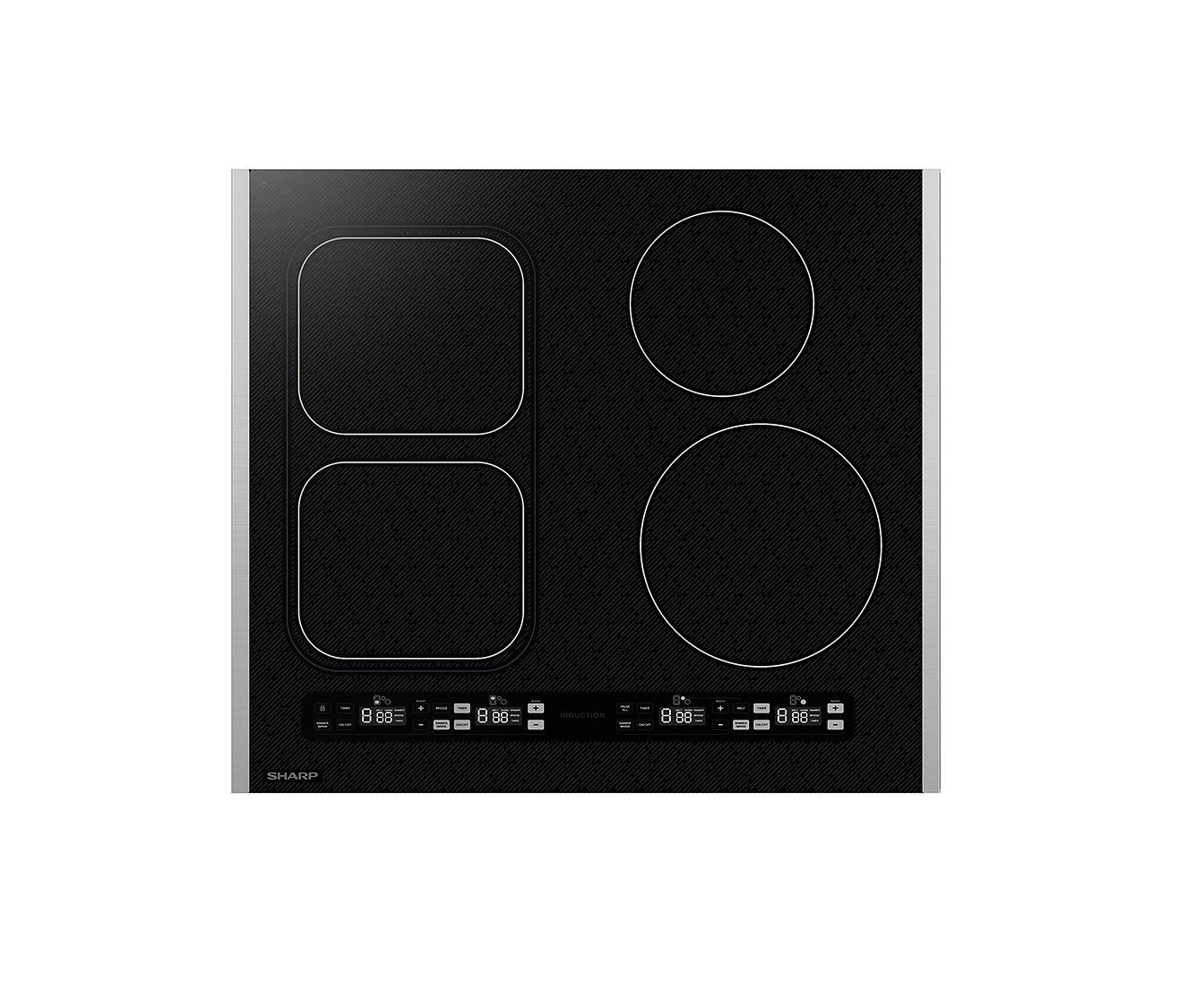 SCH2443GB SHARP 24 in. Induction Cooktop | 4 Zone Induction Cooktop