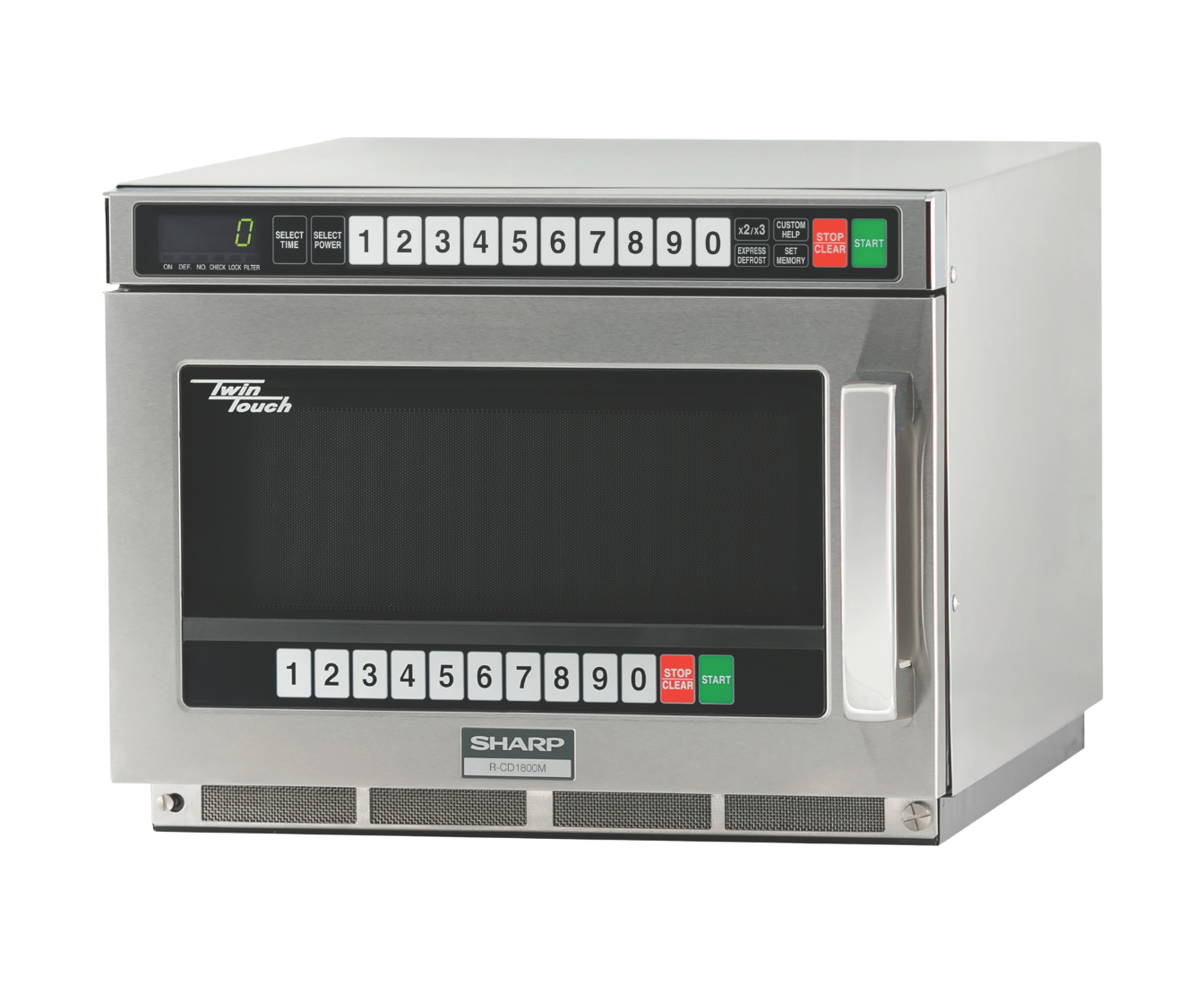 Sharp RCD1800M – 1800 W TwinTouch Commercial Microwave